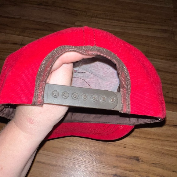 Duluth Pack | Accessories | Vintage Duluth Pack Oil Tin Cloth Strapback Cap Baseball Hat Red ...